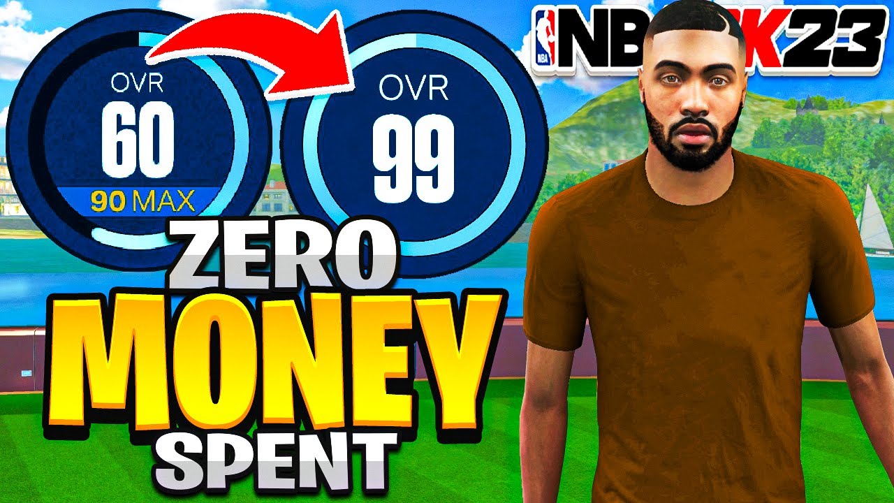I MAXED OUT A PLAYER 99 OVERALL NO MONEY SPENT ON NBA 2K23! HOW LONG ...