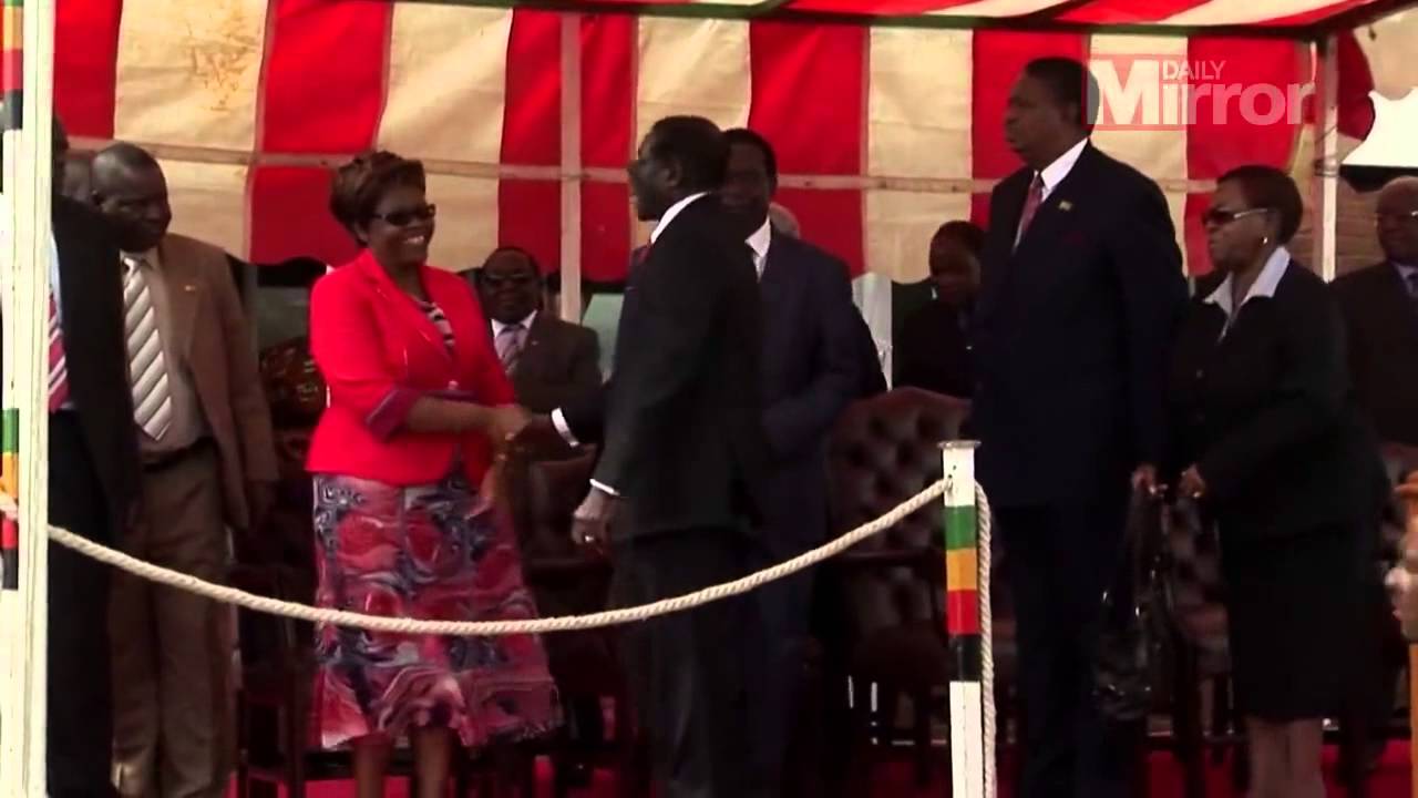 Watch: Robert Mugabe falls over - then tries to BAN video of ...