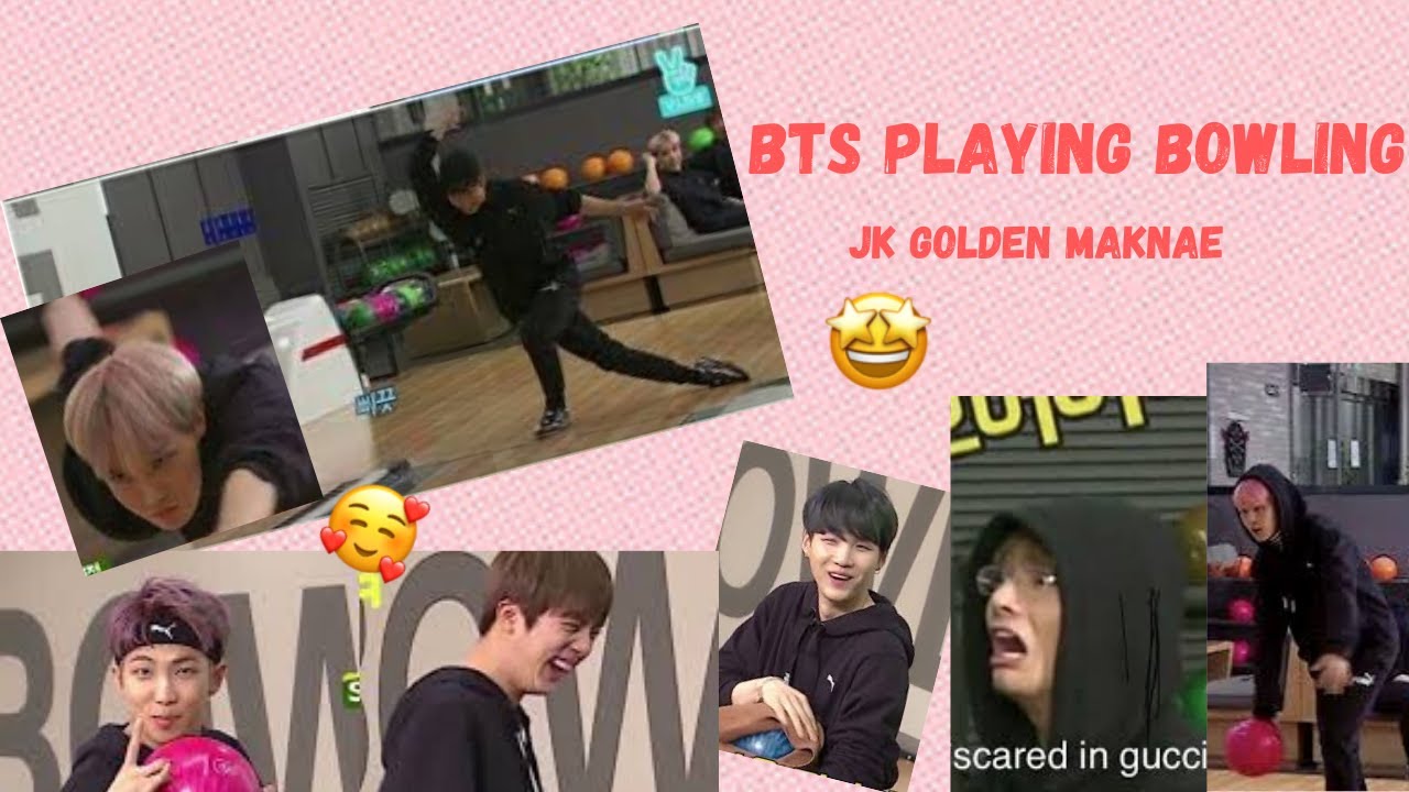 BTS PLAYING BOWLING 🎳 - YouTube