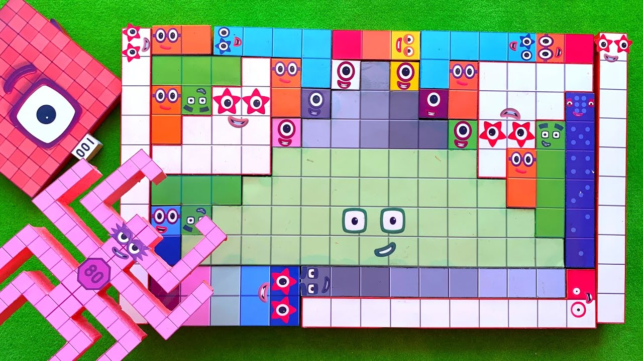 Looking for Numberblocks NEW 298 Puzzle Tetris Shape | ASMR chirping of ...