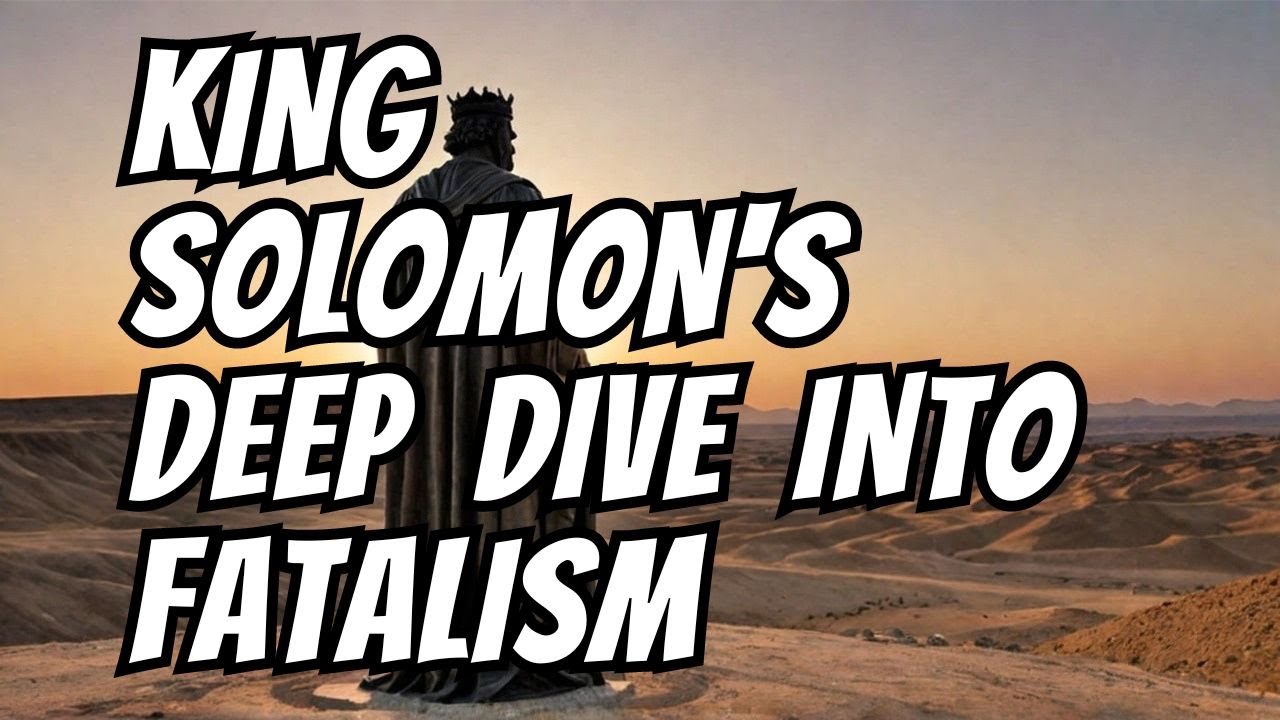 King Solomon's Deep Dive Into Fatalism: Another Failure - YouTube