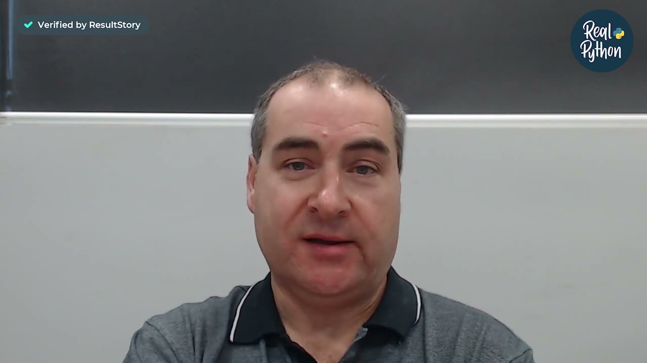 Real Python Community Members John Tocher Youtube 6060