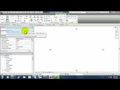 Revit - Start a Building, part one - YouTube