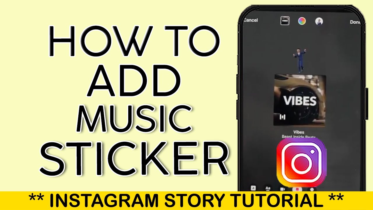 (EASY) How to Add Music Sticker to Instagram Story 2025 | Step by Step ...