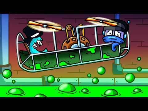 2 Dummies Fly 1 Helicopter in a Radioactive Sewer and Explode!