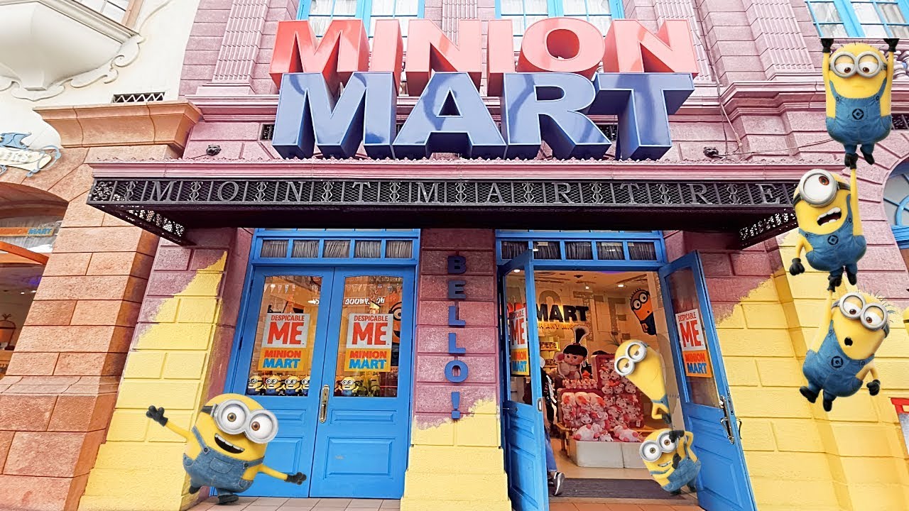 Minion Mart in Universal Studios Singapore - YouTube