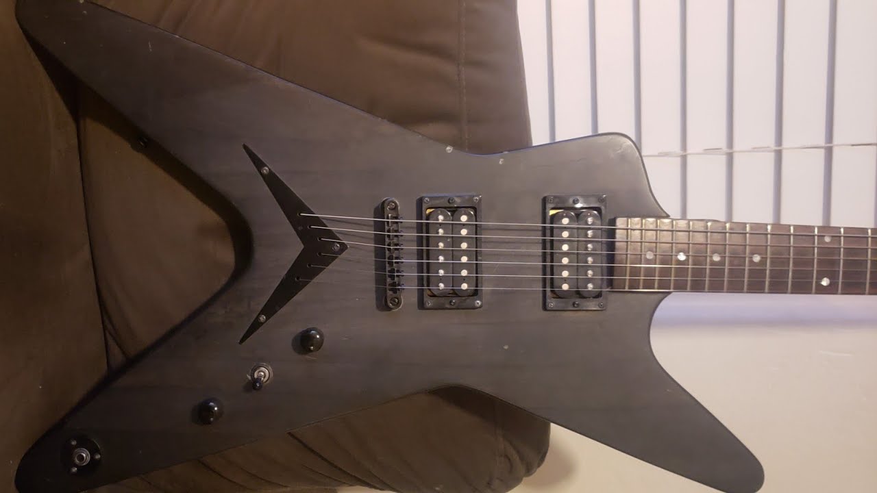 Dean ML X satin black - YouTube
