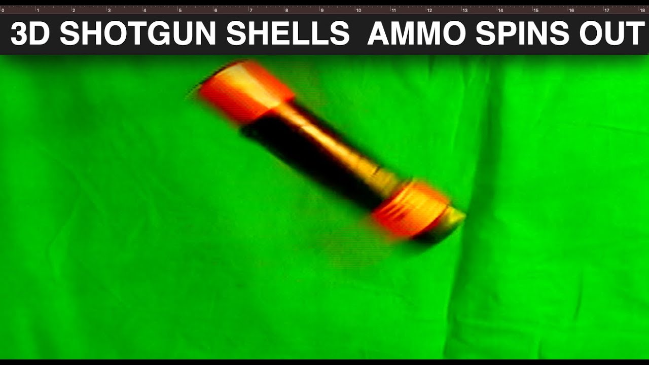 TAPE 087 | 3D SHOTGUN SHELLS - AMMO SPINS OUT | EXPERIMENTAL ...