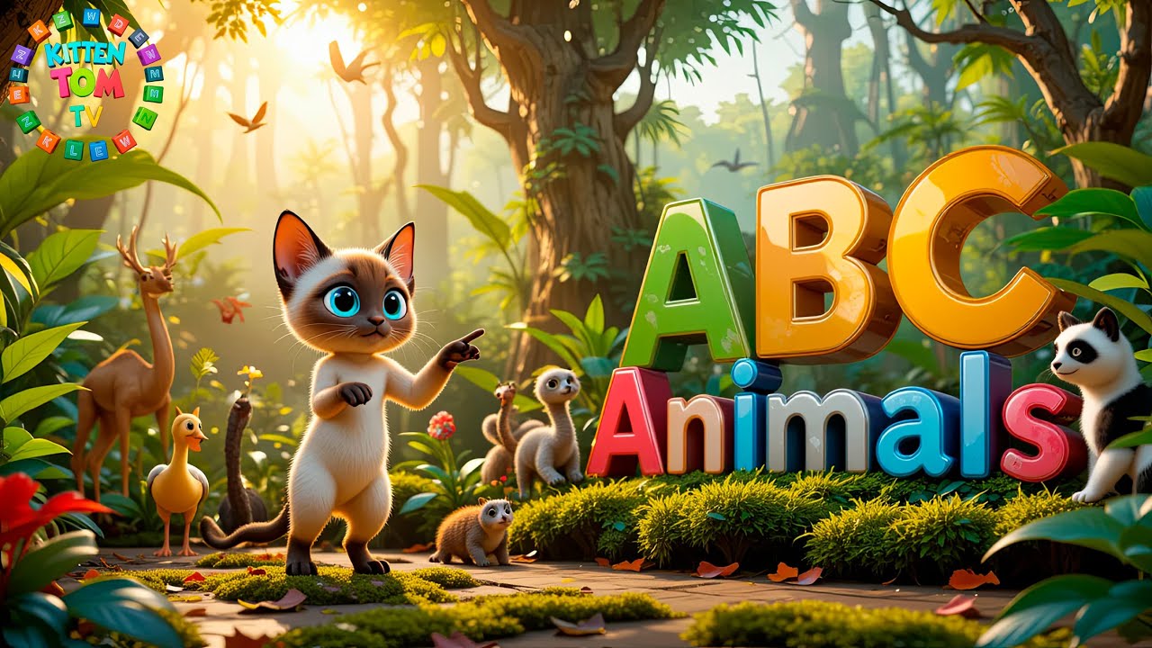 3D Magic ABC Animals | Kids Song | Learning ABCs with Animal Friends ...