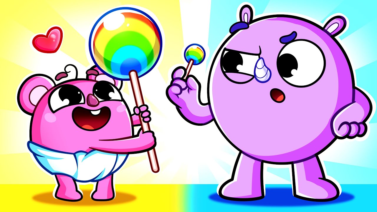 Opposite Siblings Song 🎪 Big Or Small | Kids Songs And Nursery Rhymes ...