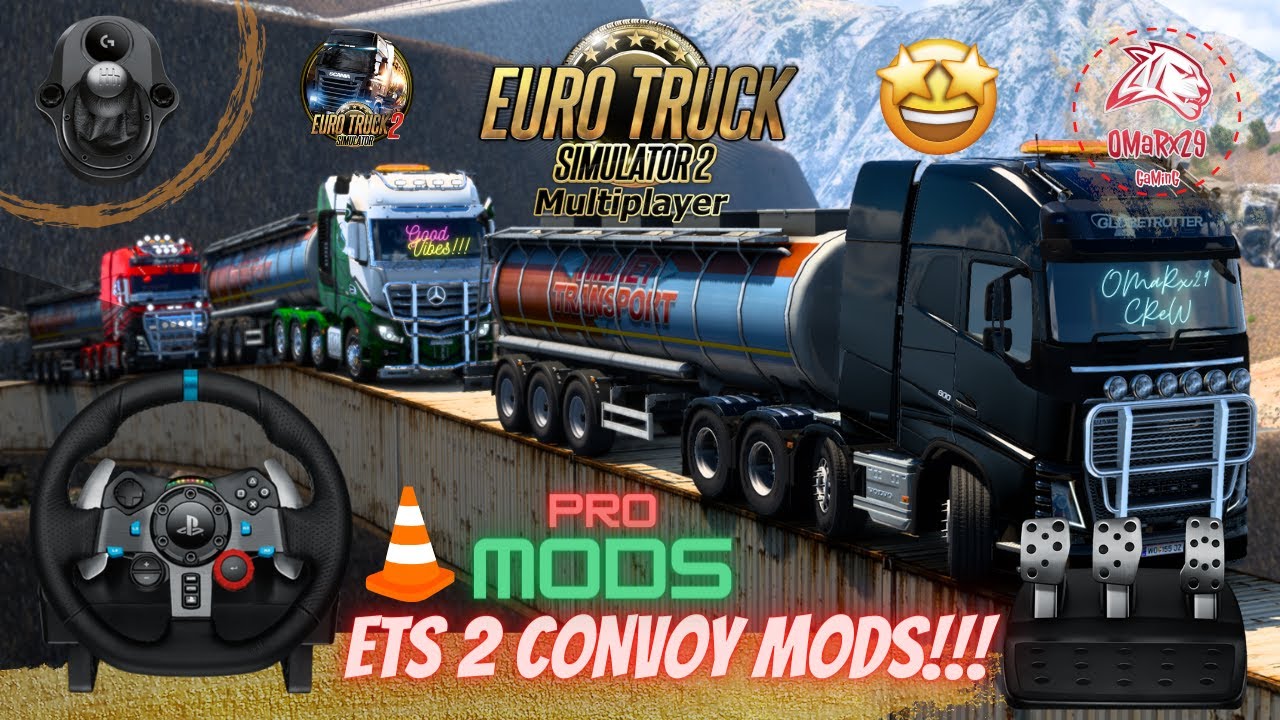 🔴 ETS 2 | Online MP Convoy | PRO MODS | Euro Truck Simulator 2 ...