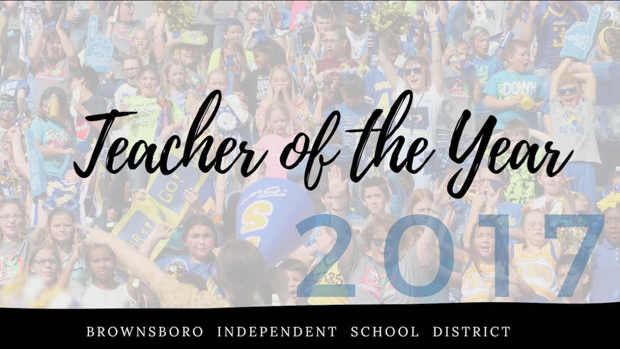 Teachers of the Year 2017 - YouTube