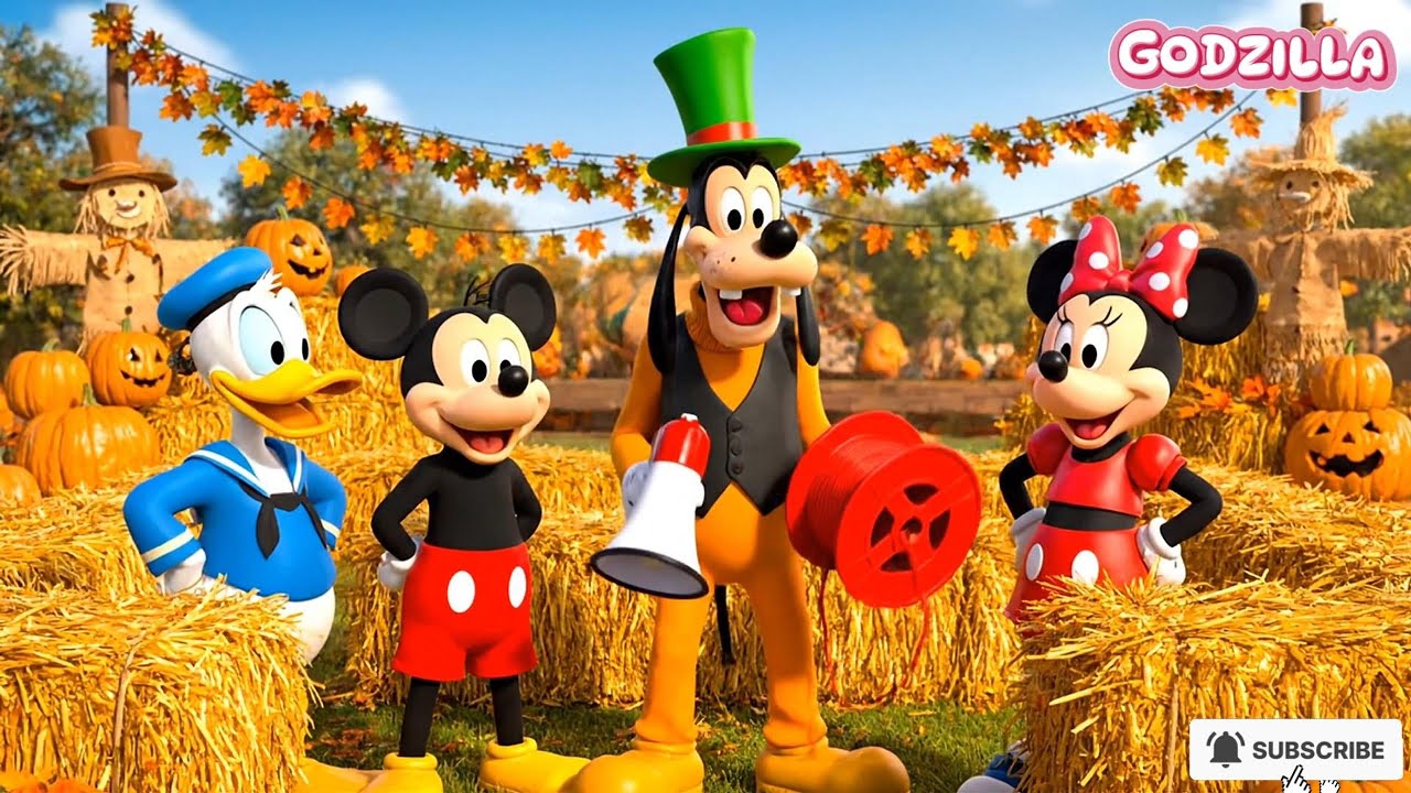 Mickey Mouse Clubhouse Halloween Goofy's Hay Bale Maze! Which Way is ...