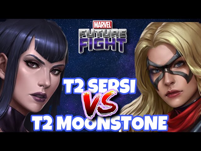 T2 SERSI VS T2 MOONSTONE (Both LV60) - MARVEL Future Fight