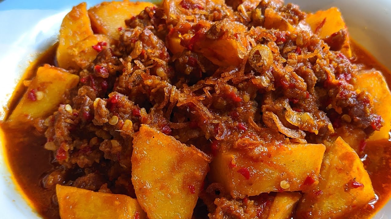 Resep Semur Kentang Daging Sapi Cincang Mantap | Semur Kentang | Semur ...