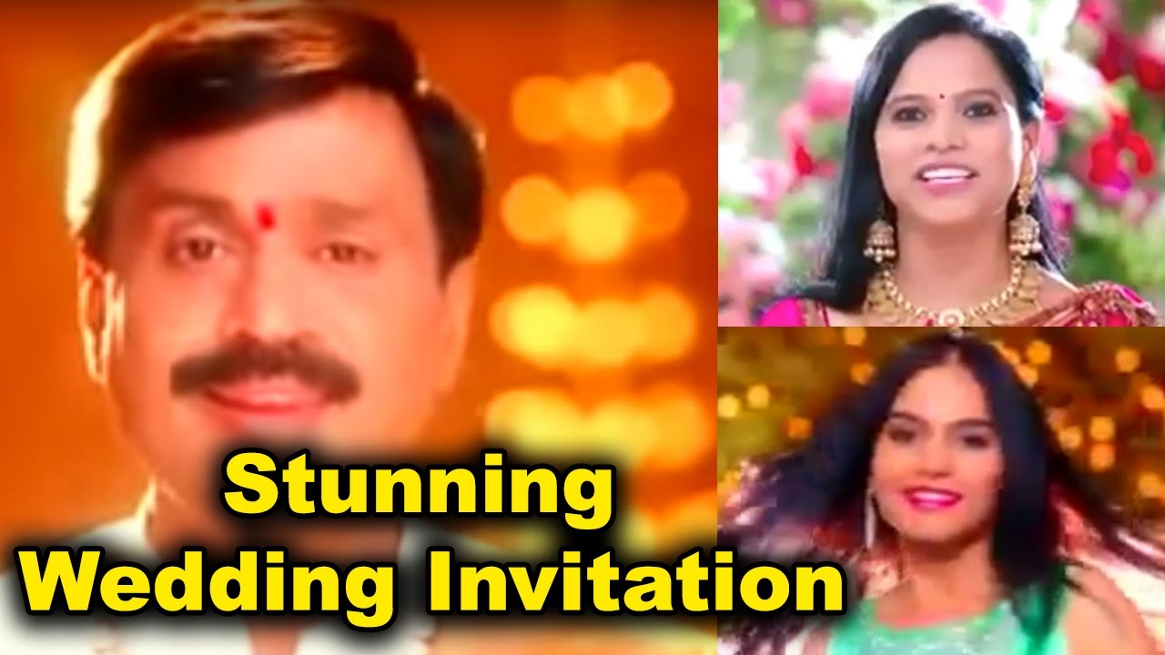 Gaali Janardhan Reddy Daughter Wedding Invitation Card l Stunning ...