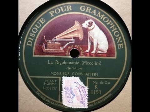 Constantin le rieur " la Rigolomanie " version 1921 - YouTube