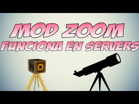 ZOOM MOD•SIRVE EN SERVERS•MODS PARA MCPE 0.13.1 - YouTube