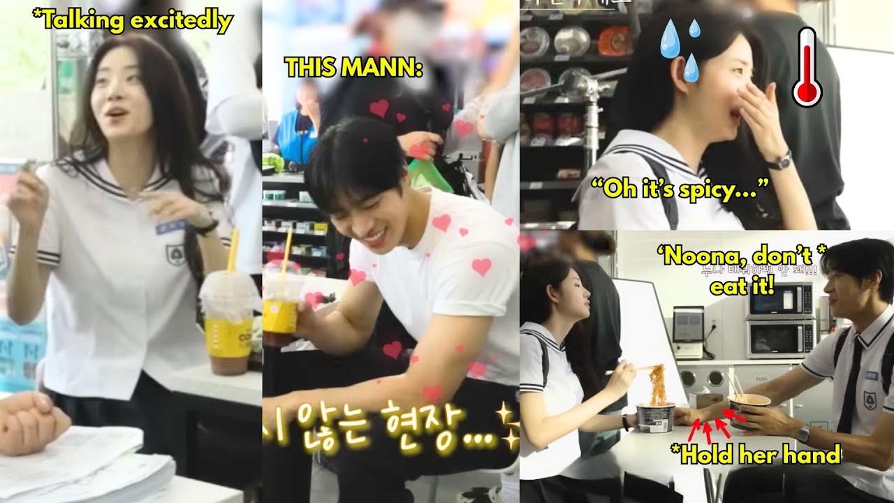 Shin Sia just doing THIS Had Choo Youngwoo Smiling Like a Fool😭😂 ...