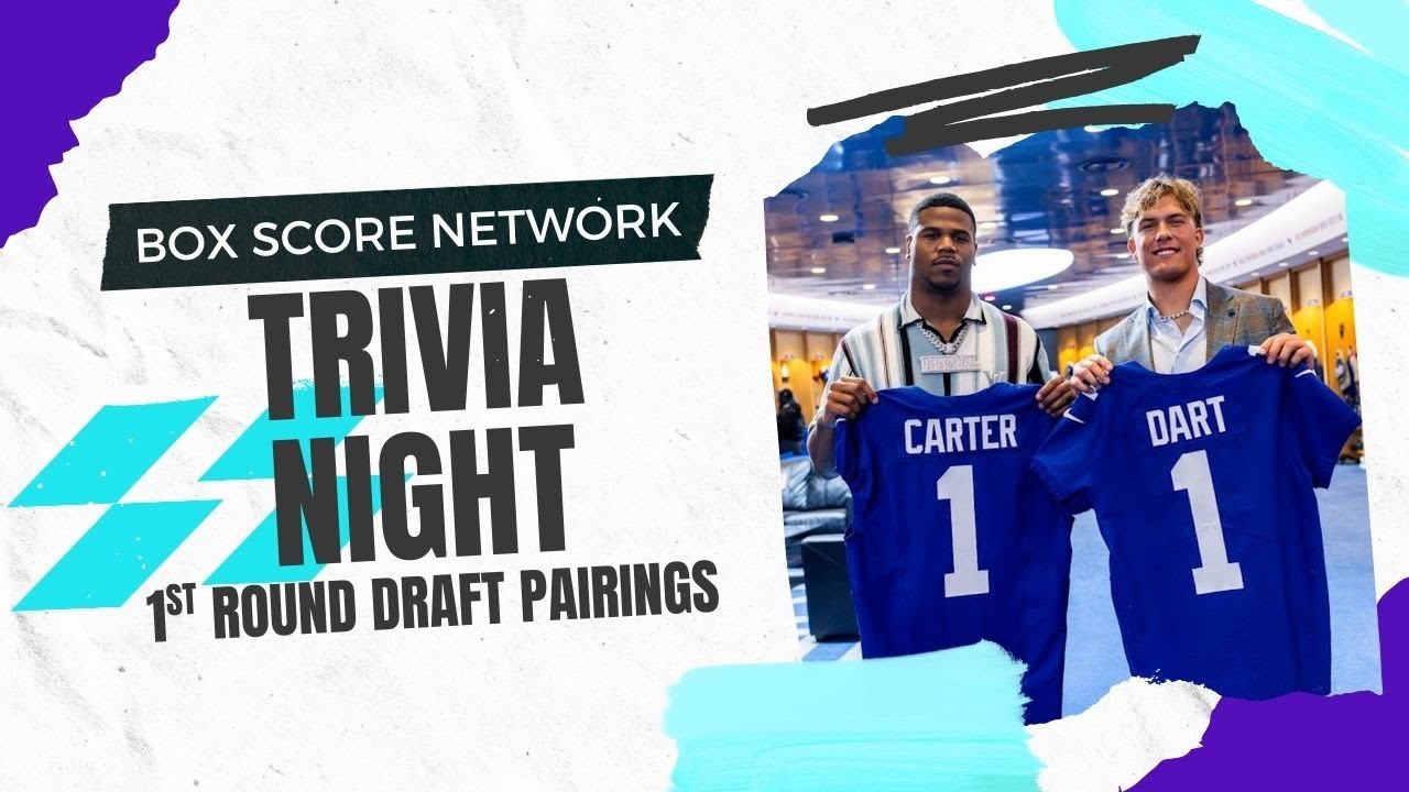 Box Score Trivia Night: 1st Round Pick Pairings - YouTube