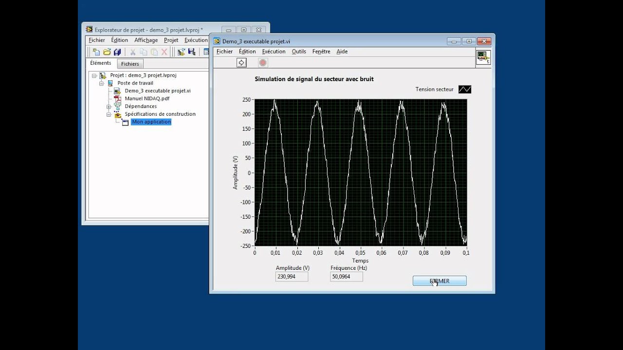 Apprendre LabVIEW - Création executables par projet 4-6 - YouTube