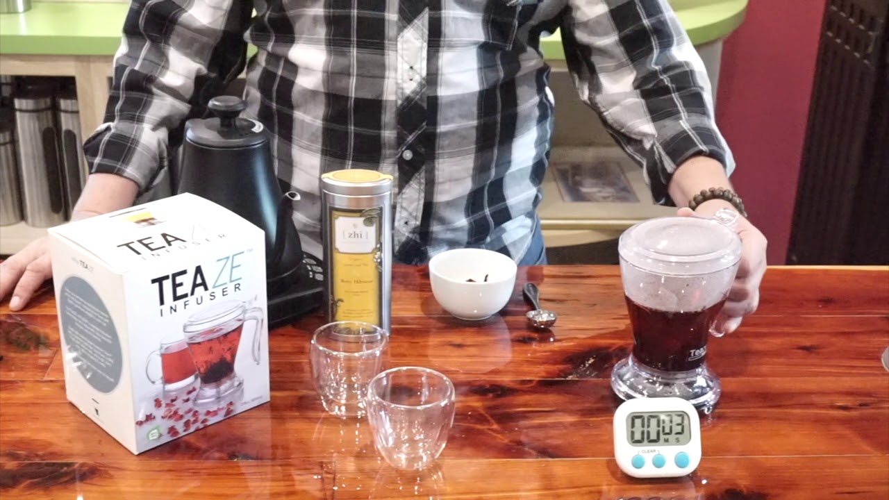 How to use your TEAZE Gravity Tea Infuser - YouTube