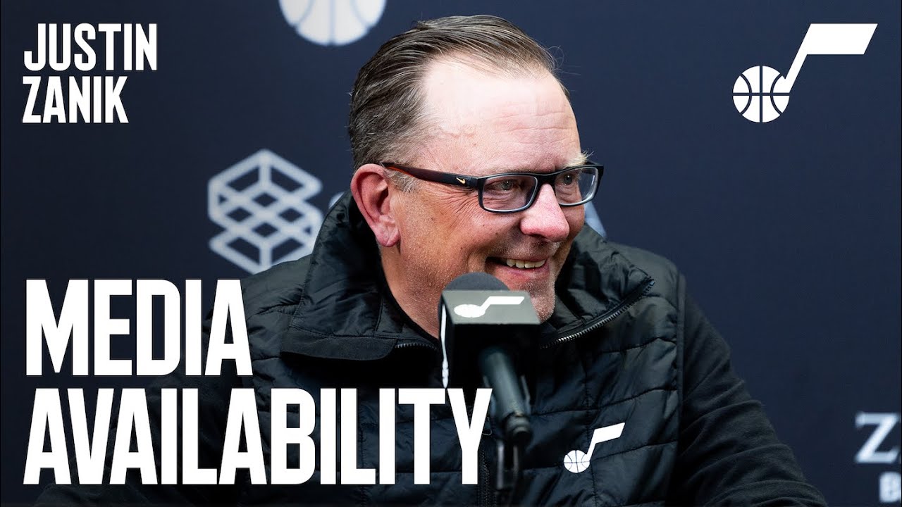 GM Justin Zanik 2024-25 End of Season Media Availability 🎤 | UTAH JAZZ ...