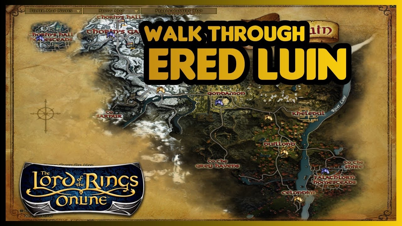 ERED LUIN - WALK THROUGH - LOTRO 2021 - YouTube
