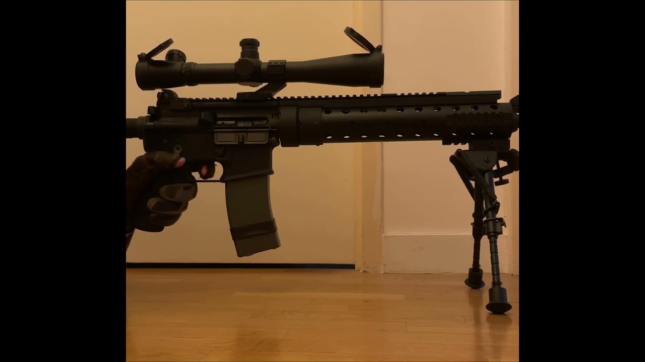 Mk12 Mod.0 SPR Full Auto GBB vfc custom - YouTube