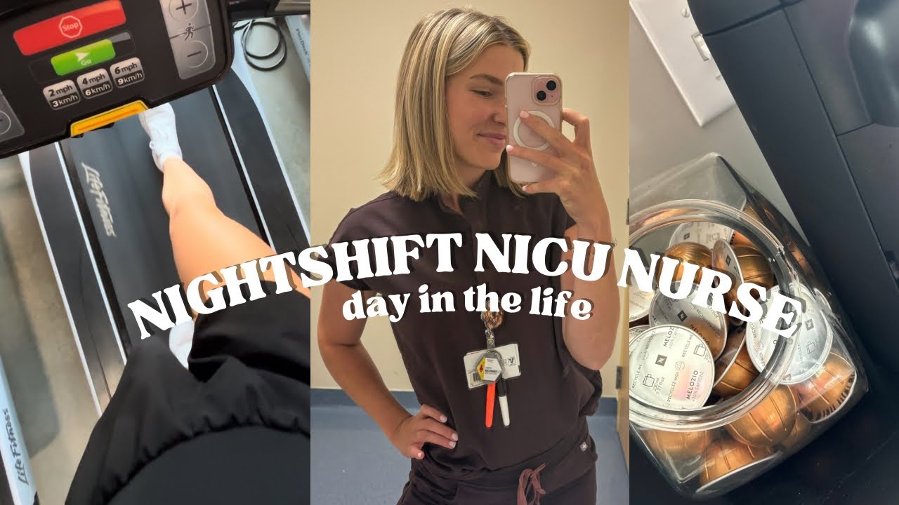 VLOG: DAY IN THE LIFE OF A NIGHTSHIFT NICU NURSE - YouTube