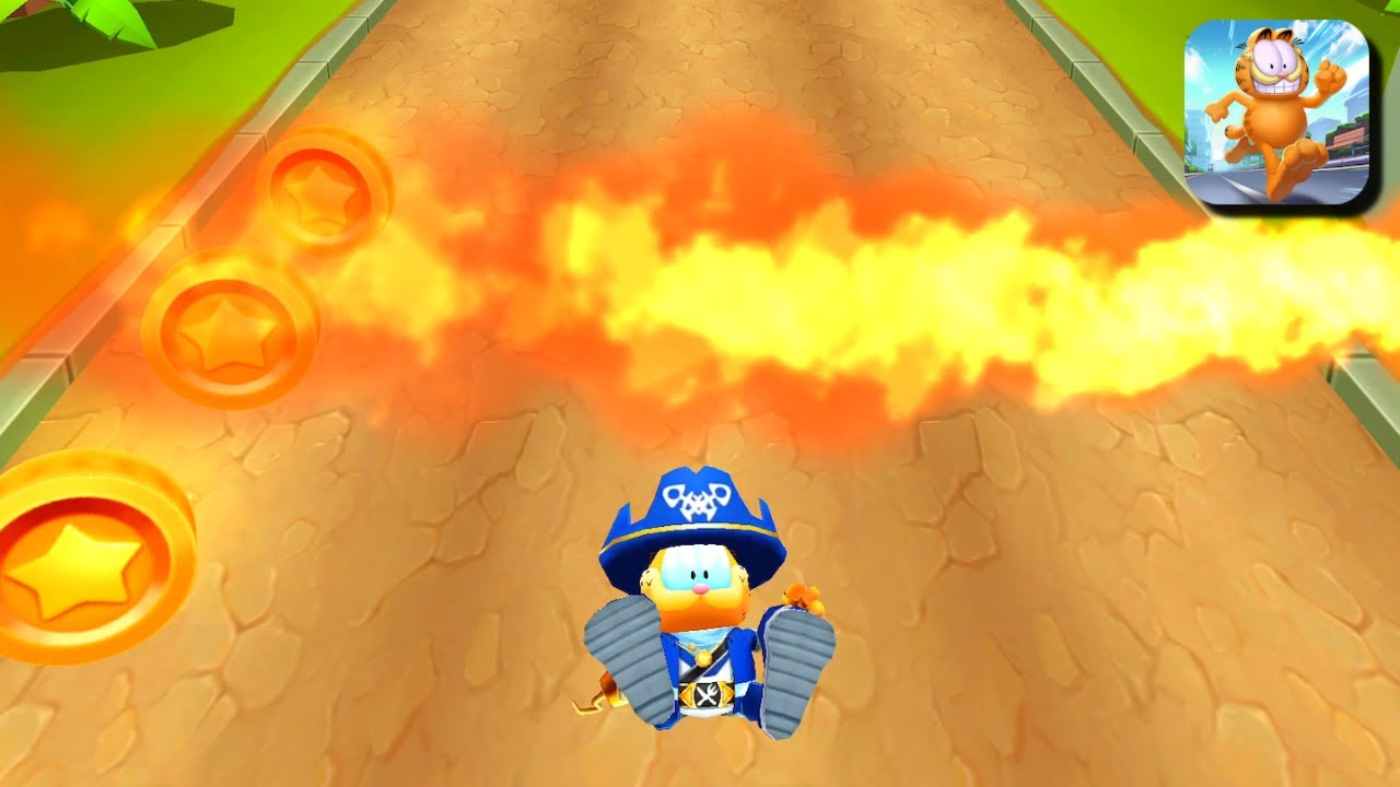 Garfield Rush 🐈 Play w/ Garfield, Odie or Nermal! Endless running Game ...
