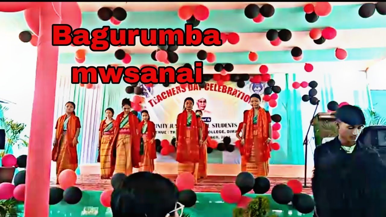 Bodo traditional Dance Bagurumba at dimakuchi junior college. # ...