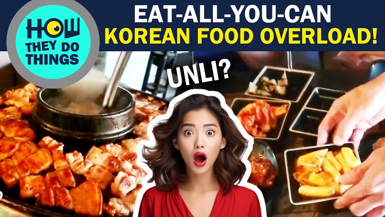 HOW WE EAT EAT-ALL-YOU-CAN SAMGYUPSAL Korean Dish...CAN WE FINISH IT ...