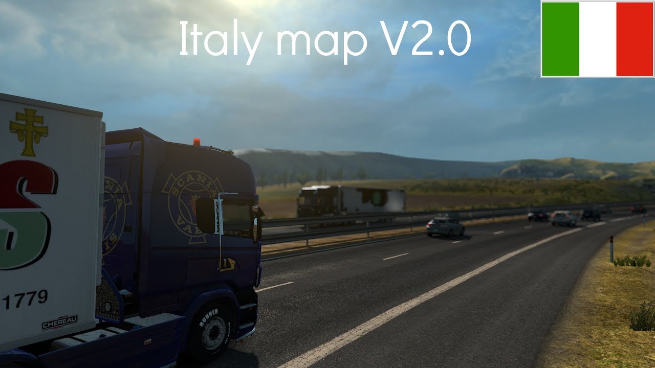 Euro Truck Simulator 2 | random maps #11 "Italy map V2.0" - YouTube