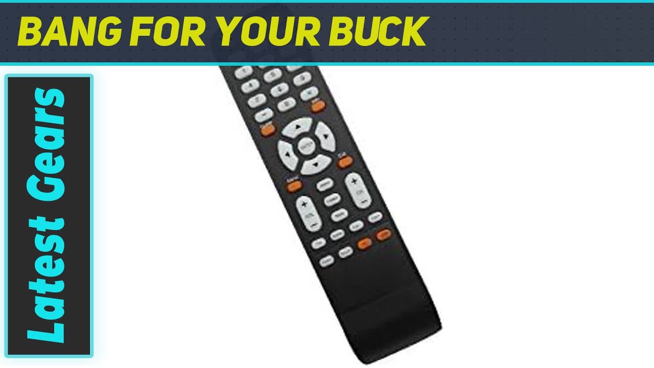 HCDZ Universal Replacement Remote Control for Upstar TVs: A Hassle-Free Solution - YouTube