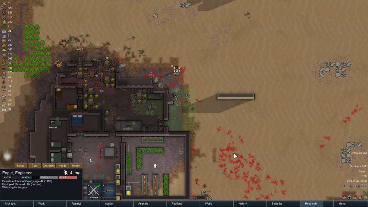 RimWorld Alpha 13: Desert Living - #9: A Slow Fall into Oblivion - YouTube