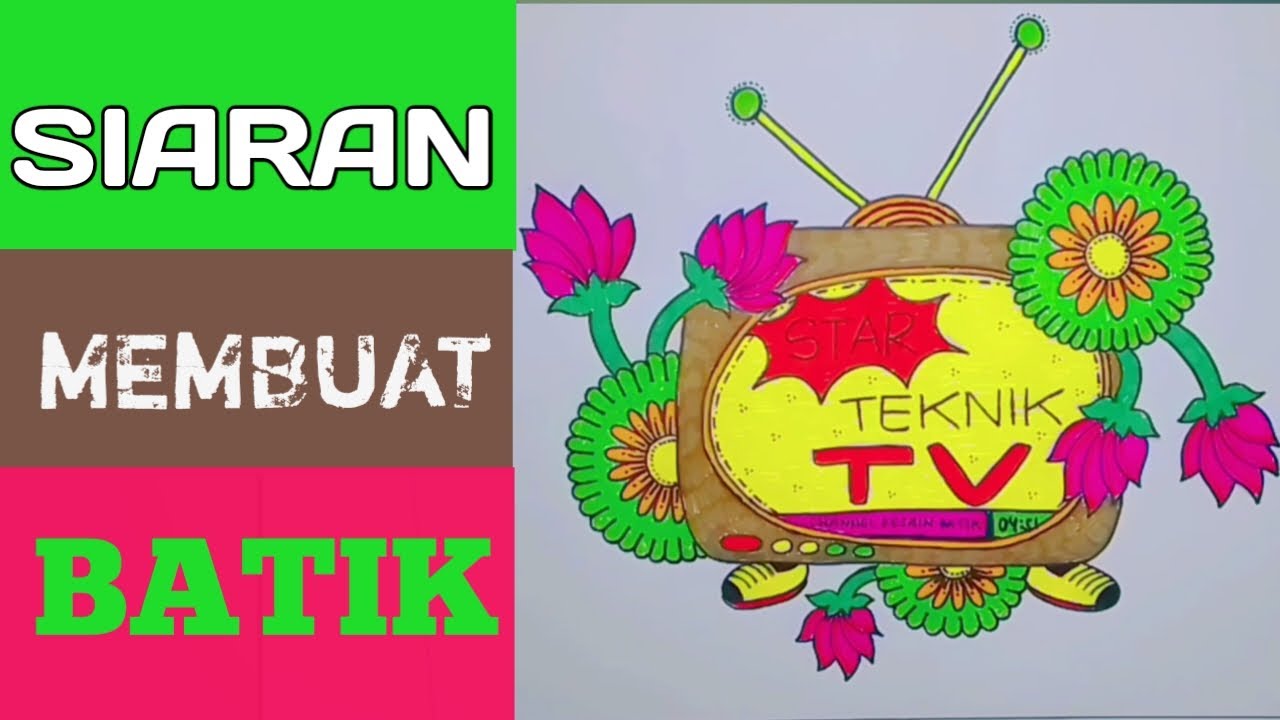 MOTIF BATIK UNIK STILASI TELEVISION 📺📺 @channeldesainbatik - YouTube