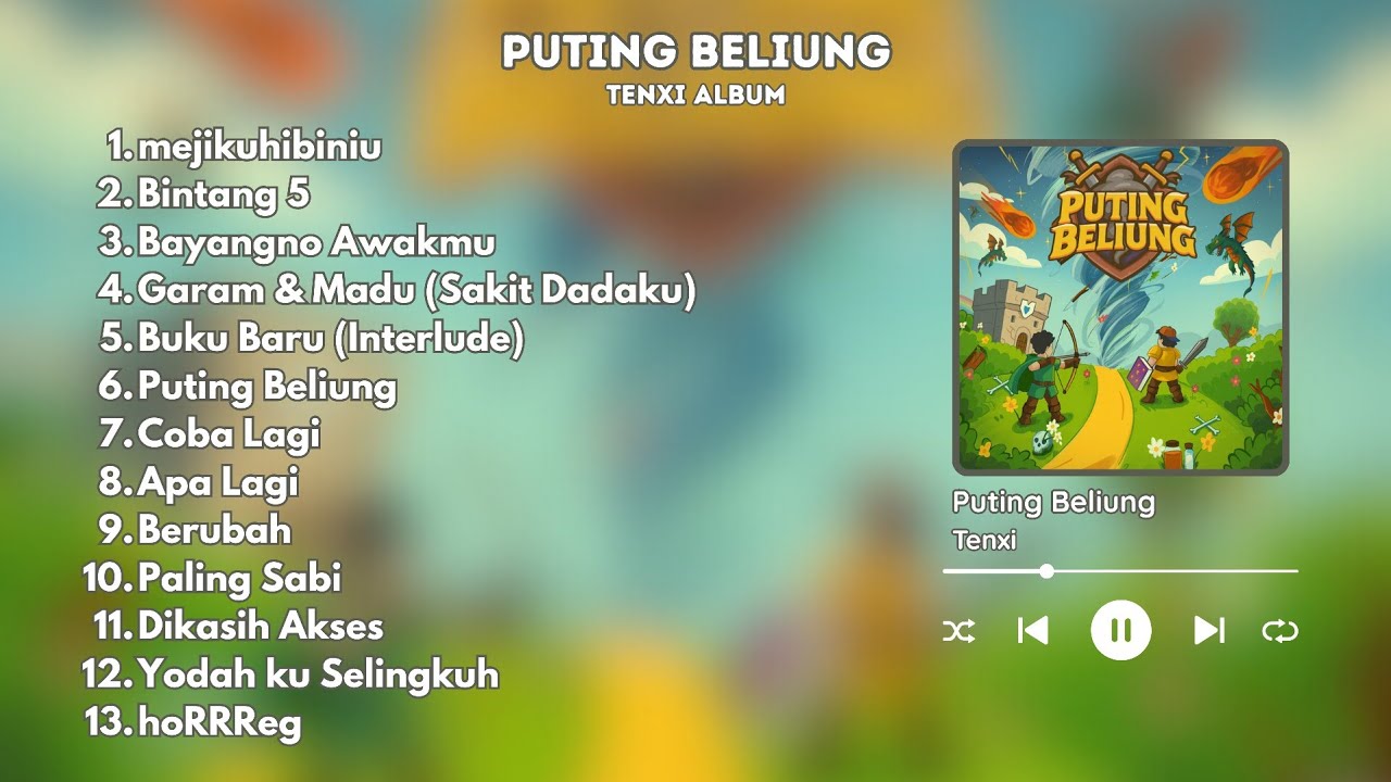 PUTING BELIUNG TENXI ALBUM FULL SONG – MEJIKUHIBINIU, BINTANG 5, GARAM ...