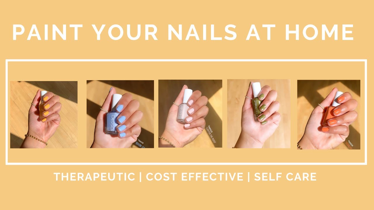 How I Paint My Nails At Home | Simple, Affordable, Effective | Rakhstar ...