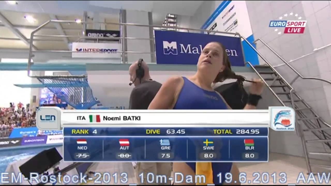 Simhopp-EM i Rostock 19.06.2013 - 10m Damer (Wasserspringen - Diving ...