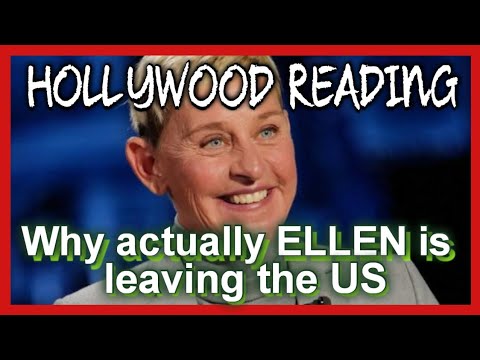 Why actually ELLEN is leaving the US *Hollywood Tarot Reading* - YouTube