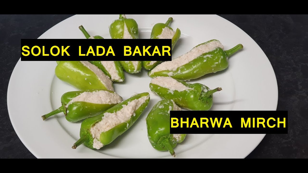 SOLOK LADA BAKAR cara saya Chili stuffed coconut steamed fish | bharwa ...