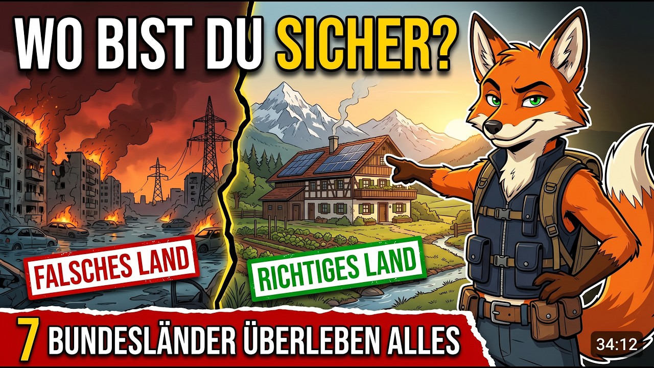 Die 7 Bundesländer, die JEDE Krise überleben — Krieg, Blackout, Kollaps ...