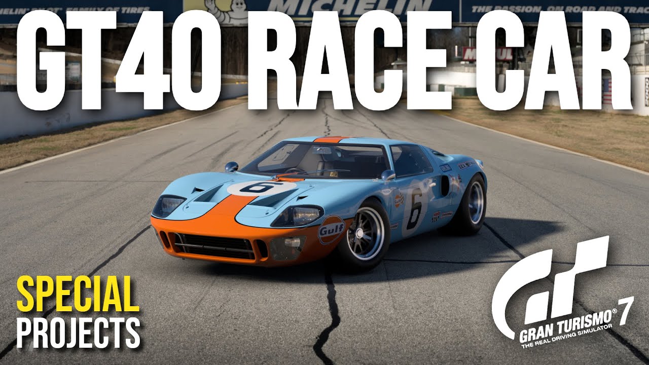 GT7 | 1969 Ford GT40 Race Car Build Tutorial | Special Projects - YouTube