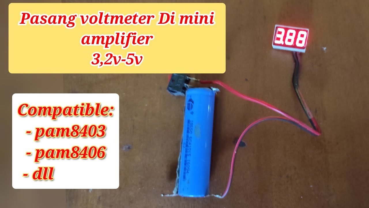 cara merubah voltmeter 12v menjadi 3,2V-5V - YouTube