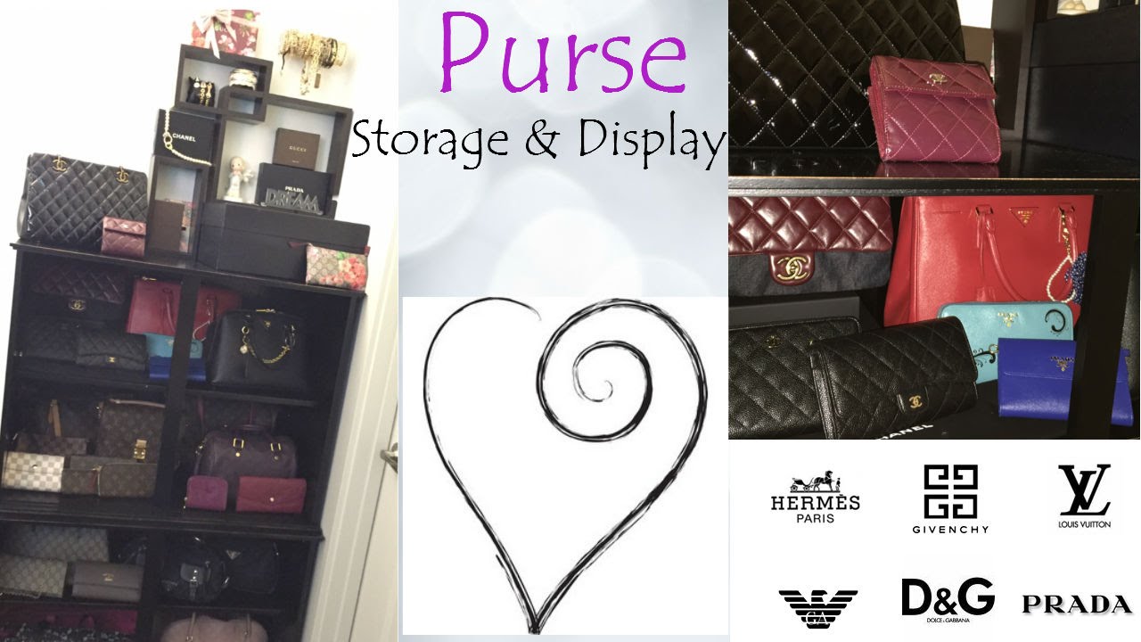 Purse Storage & Display + Small bag collection - YouTube