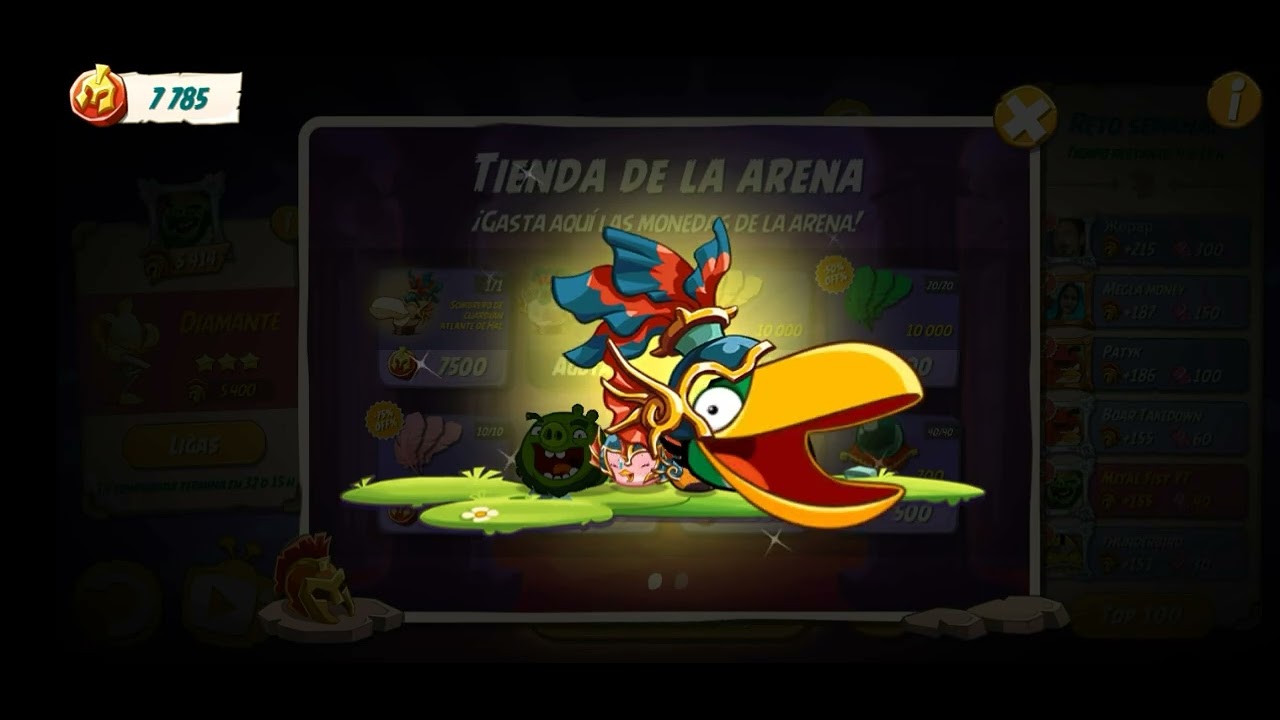 ¡Compro en la arena el NUEVO sombrero poderoso de Hal 😍! | Angry Birds ...