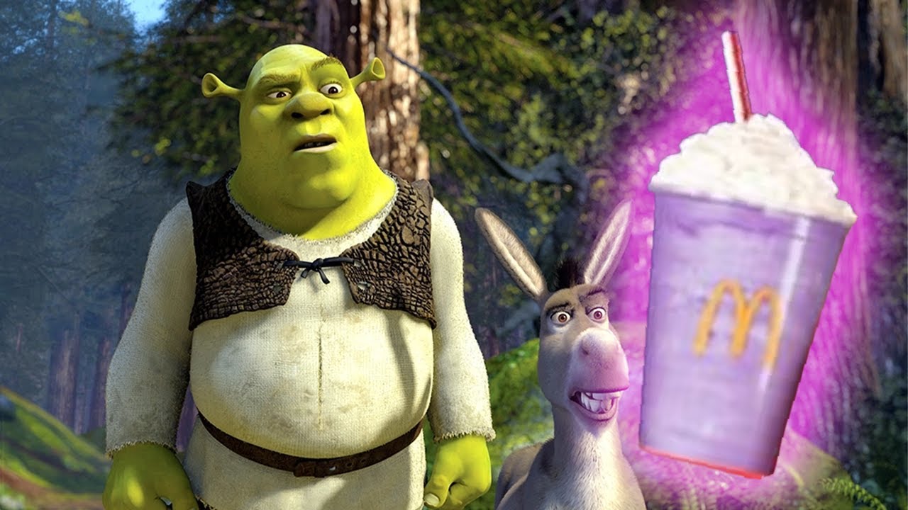 Shrek Parody: Donkey tries the Grimace shake - YouTube