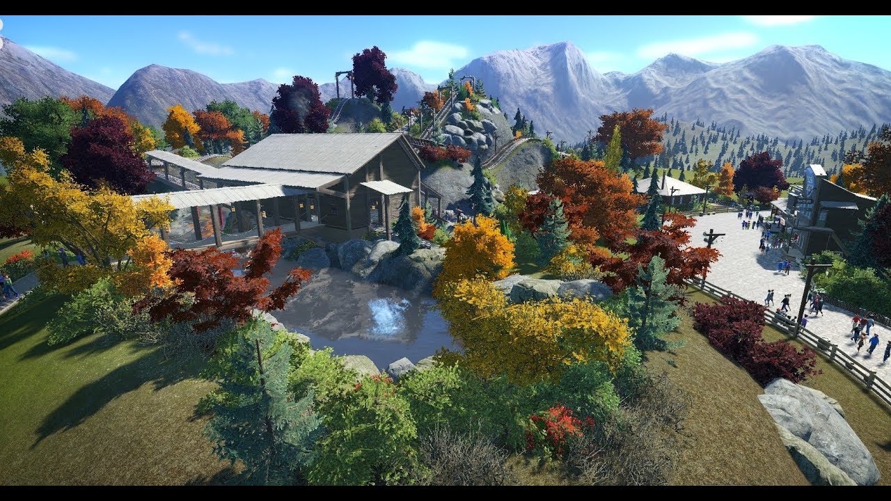 Mountain Mine Train - Planet Coaster - YouTube