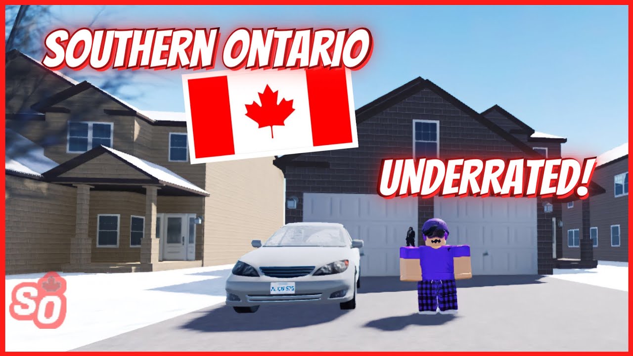 The most underrated game based off of Canada ! (Southern Ontario Roblox ...